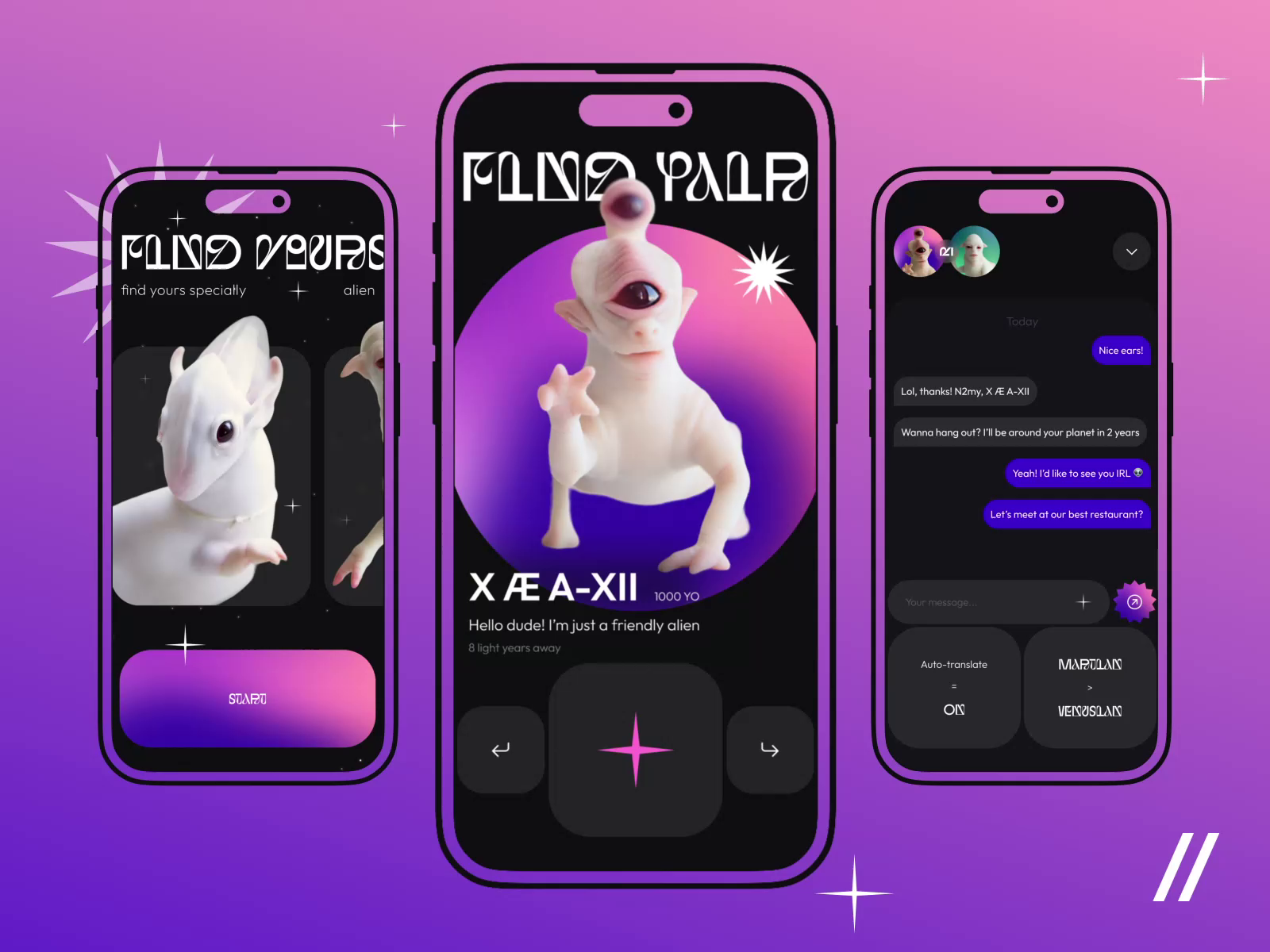 Alien Dating Mobile IOS App by Purrweb UI/UX Agency on Dribbble