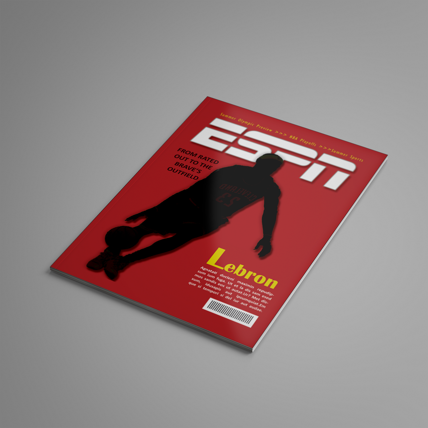 SPORTS MAGAZINE COVER DESIGN by Shiza on Dribbble
