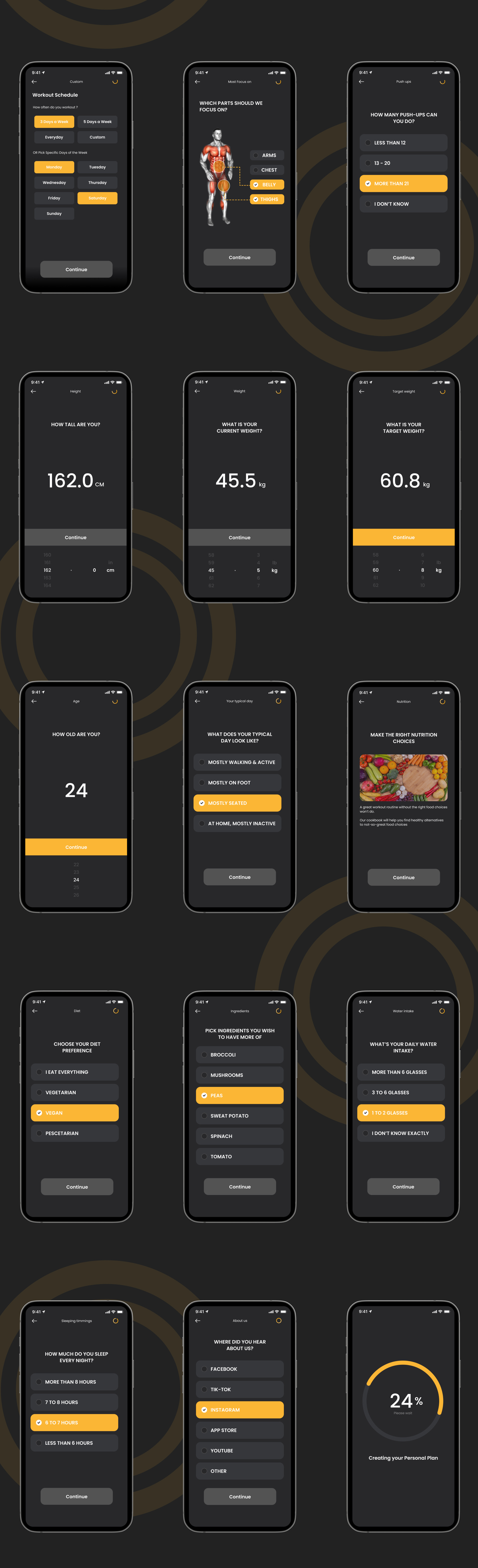 CrushFit Fitness App UI/UX Case Study by Muhammad Haris Nazir on Dribbble
