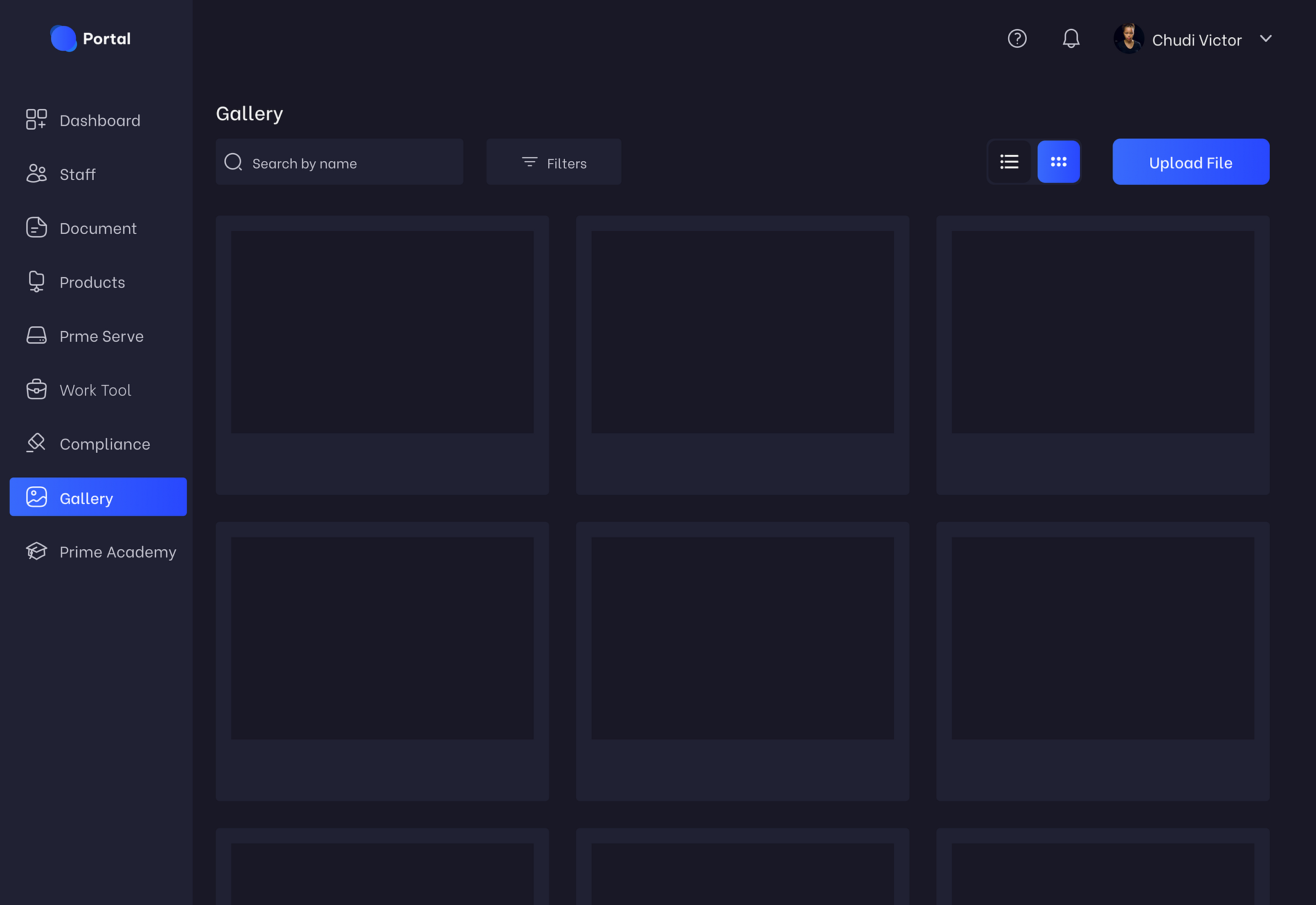 Gallery Wireframe by Chudi on Dribbble