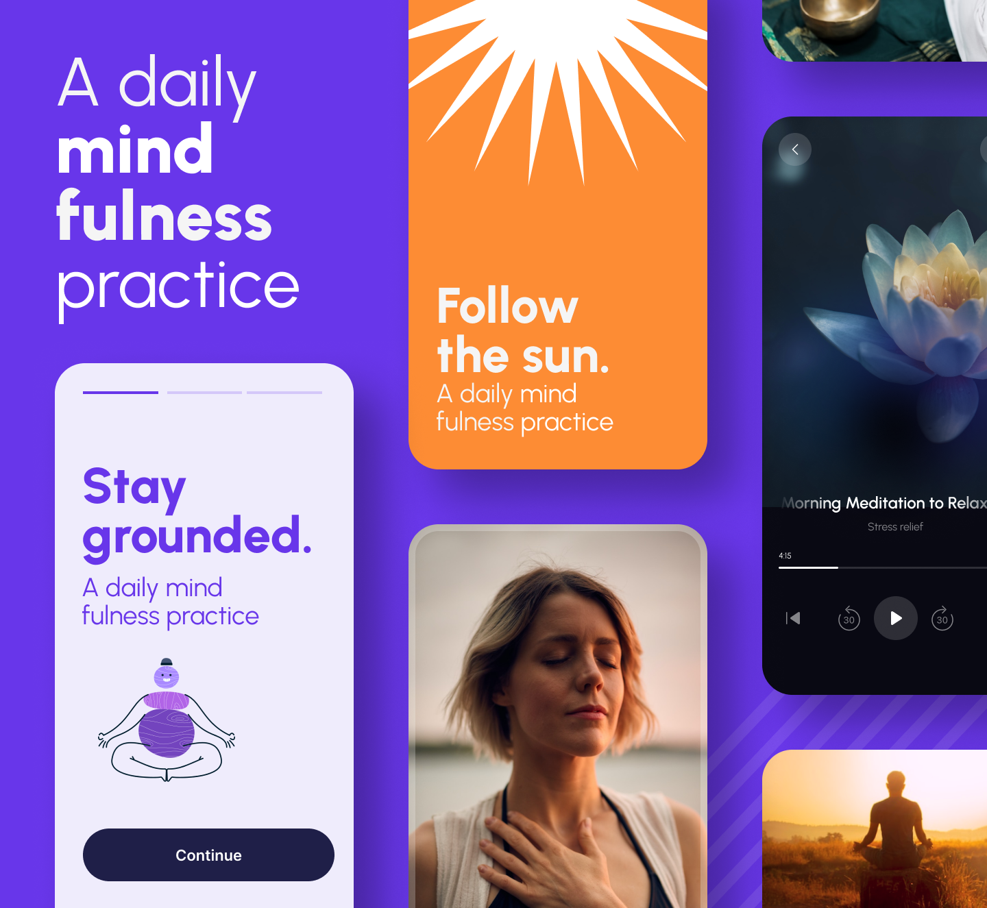 mindfulness by Webjoy on Dribbble