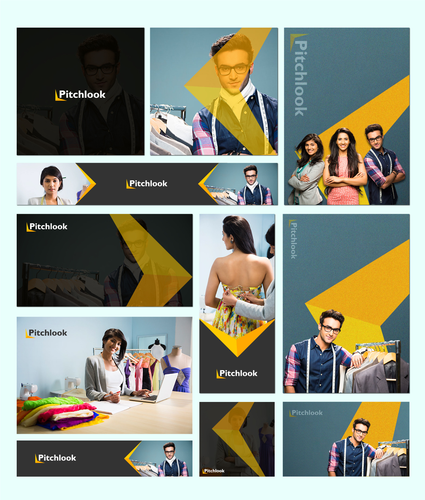 Pitchlook, Fashion Brand logo by sukanta mitra on Dribbble