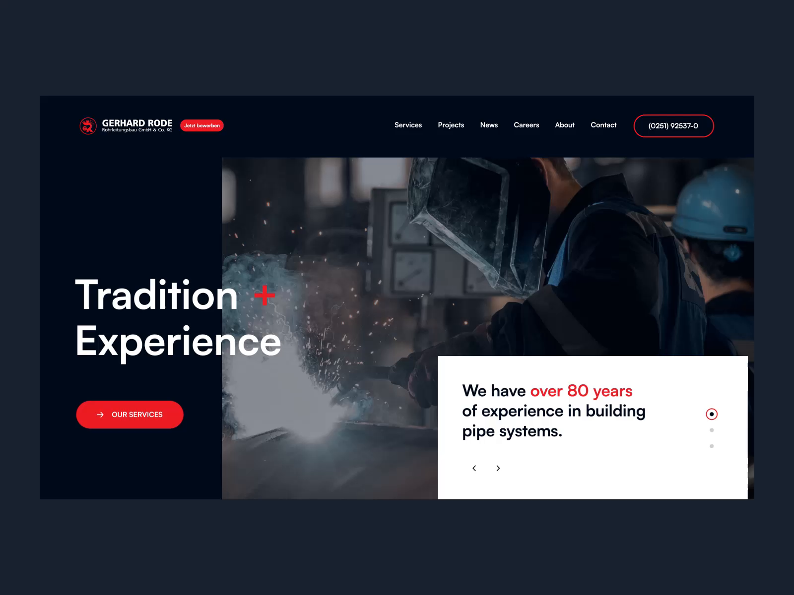 Gerhard Rode — Website by Mikołaj Szymkowiak for tonik on Dribbble