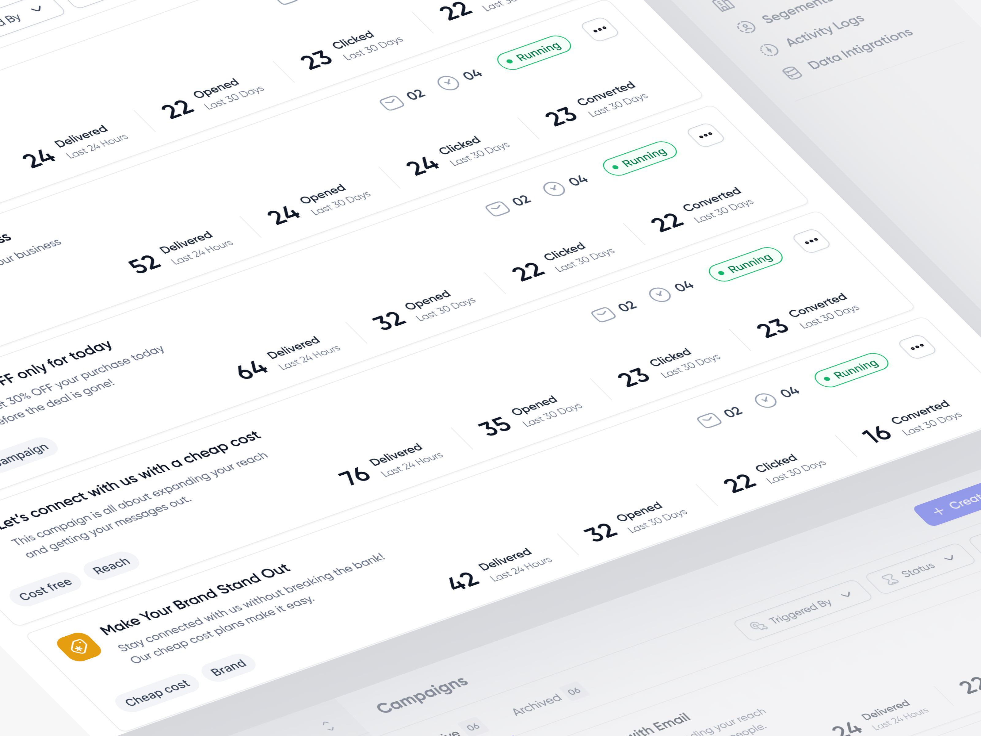 Campaign Management Dashboard by Royal Parvej for WeCraft on Dribbble