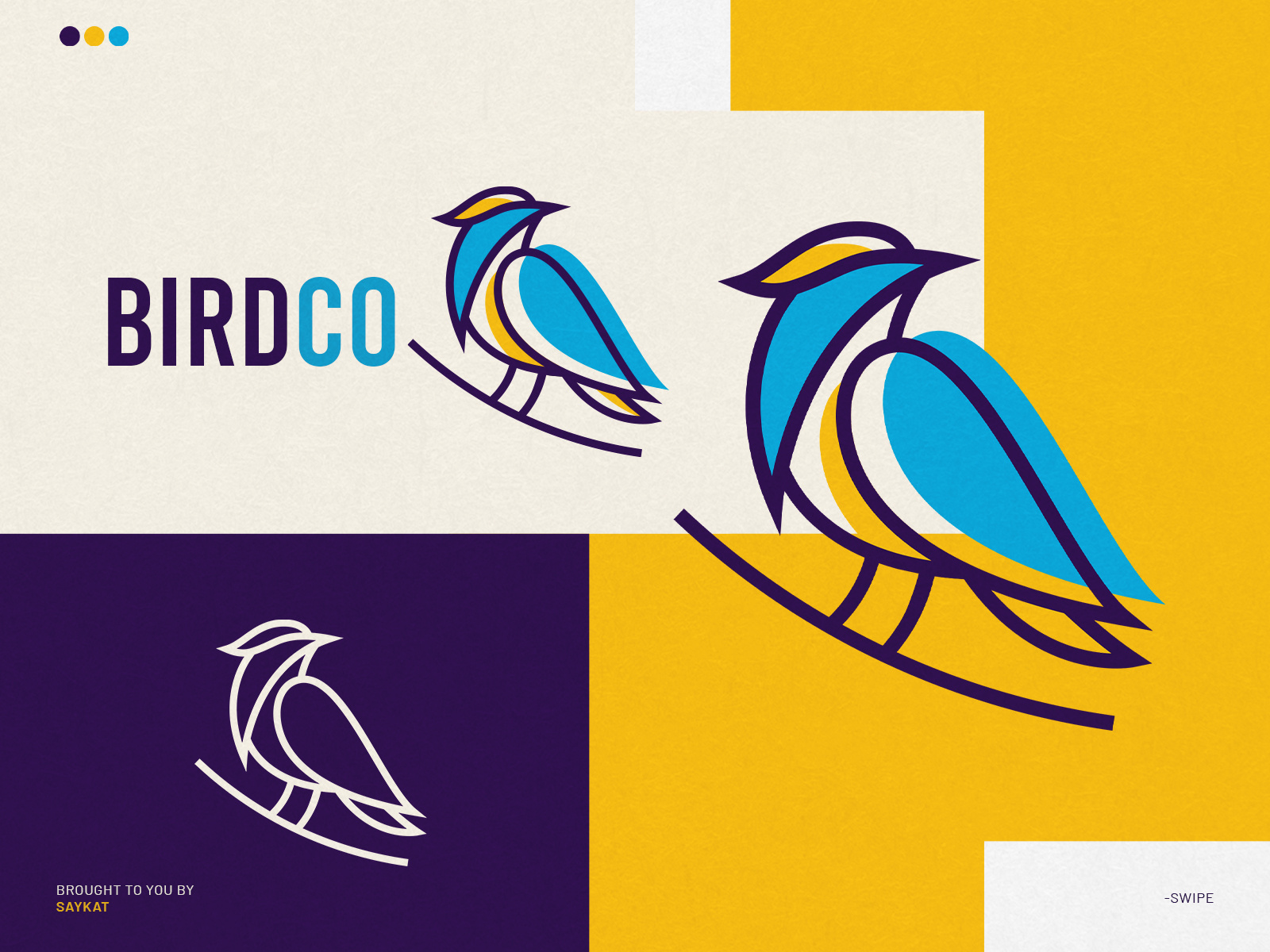 Modern Bird Logo Design by Saykat Graphics on Dribbble