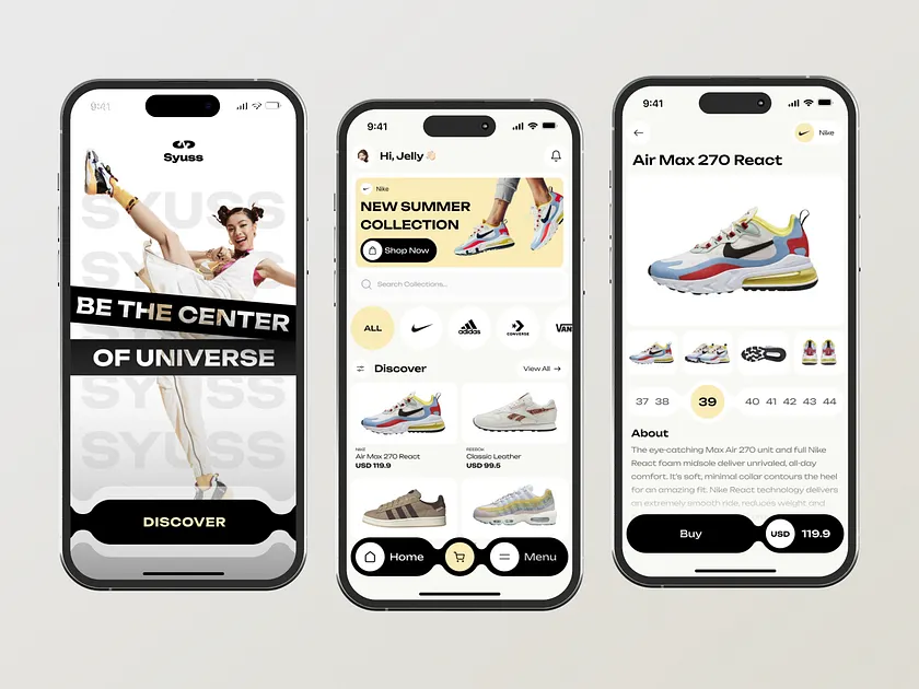 Product Card UI designs, themes, templates and downloadable graphic ...