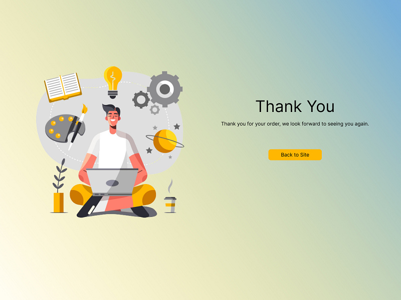 Thank You UI designs, themes, templates and downloadable graphic ...