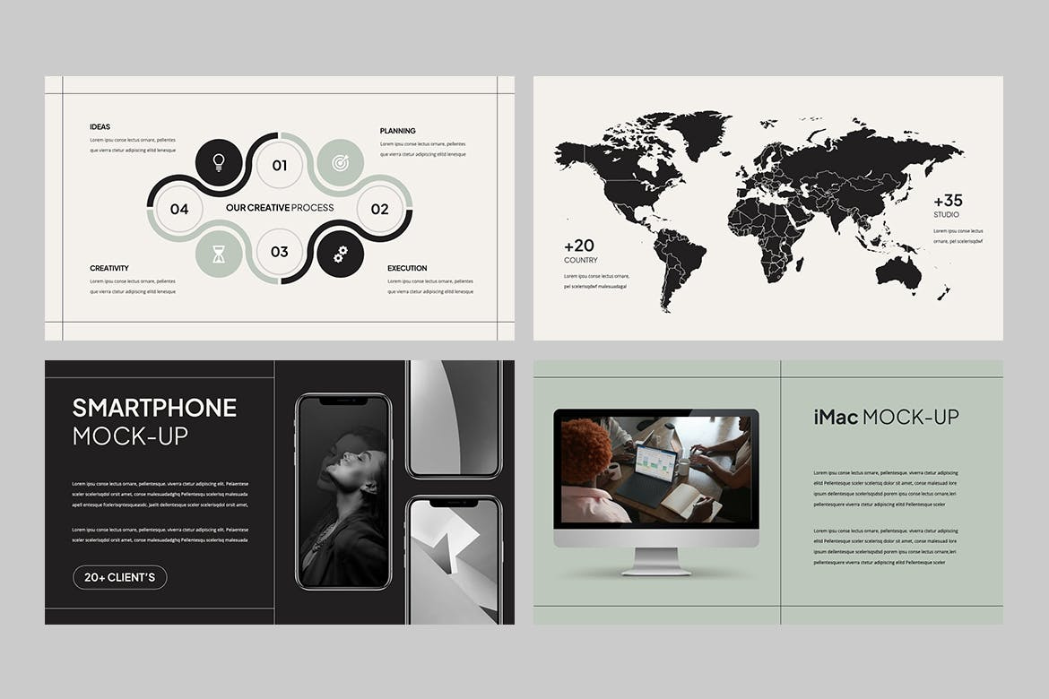Artorial - Portfolio Powerpoint Template by Deck Genius on Dribbble