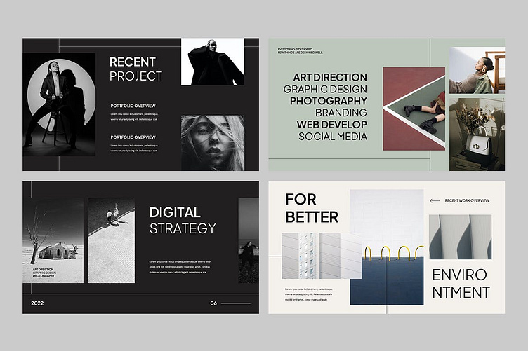 Artorial - Portfolio Powerpoint Template by Presentation Templates on ...
