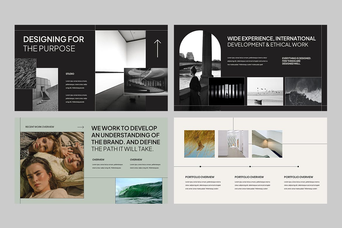 Artorial - Portfolio Powerpoint Template by Deck Genius on Dribbble