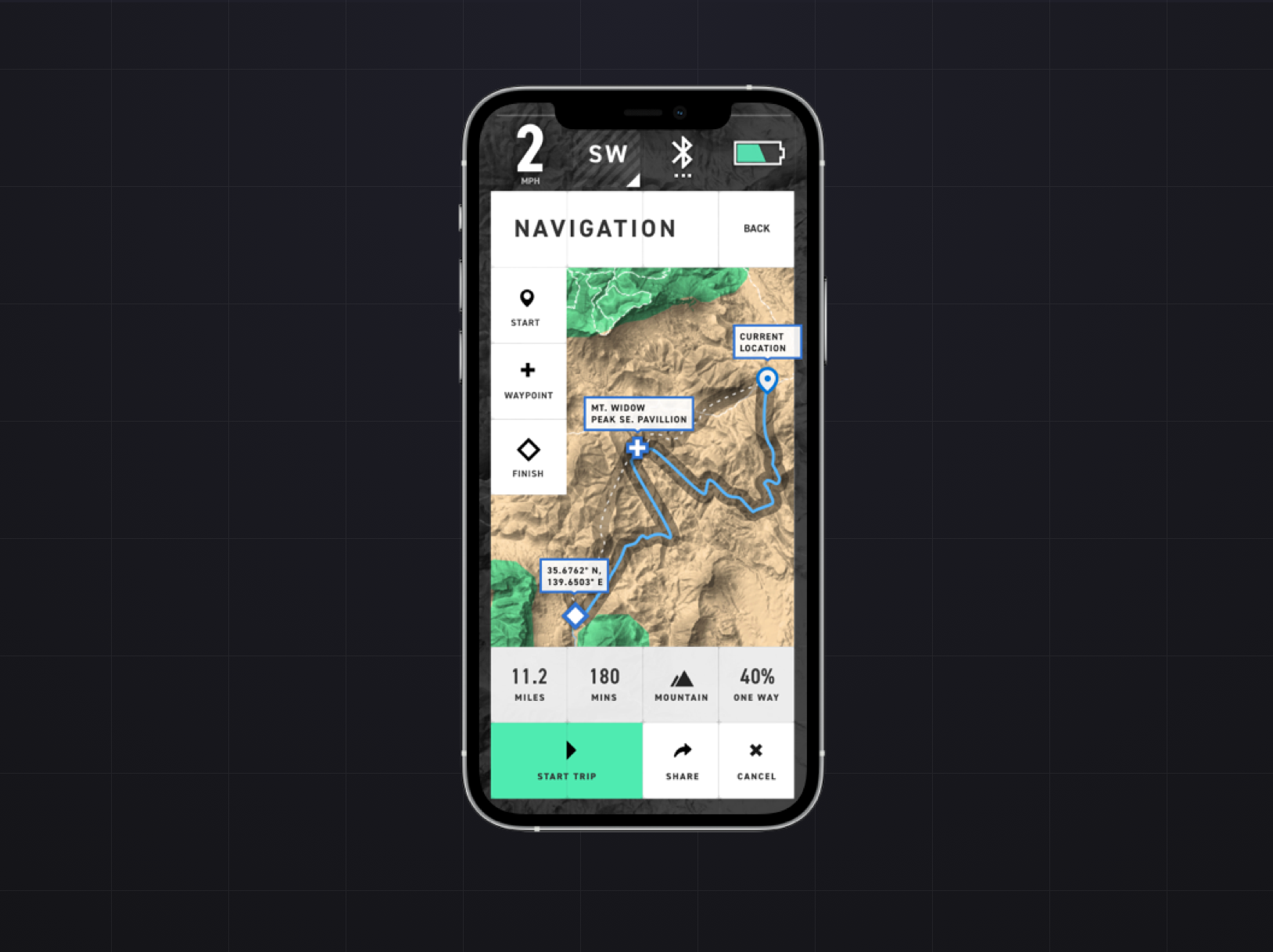 Off-Road EV Navigation App for 2 Wheel Vehicles by Richard Magness on ...