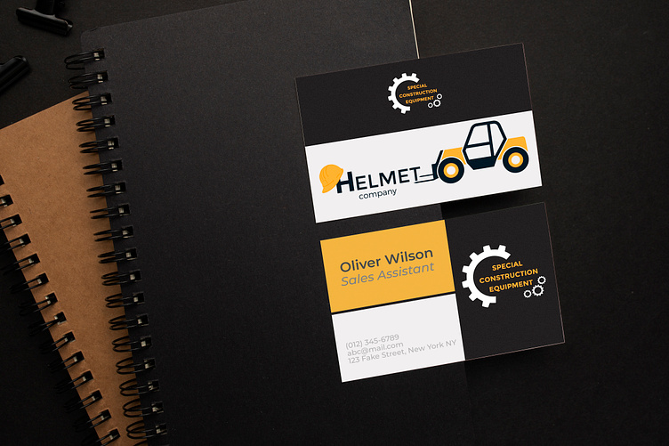 Logo for special construction equipment! by Anna Tomashenko on Dribbble