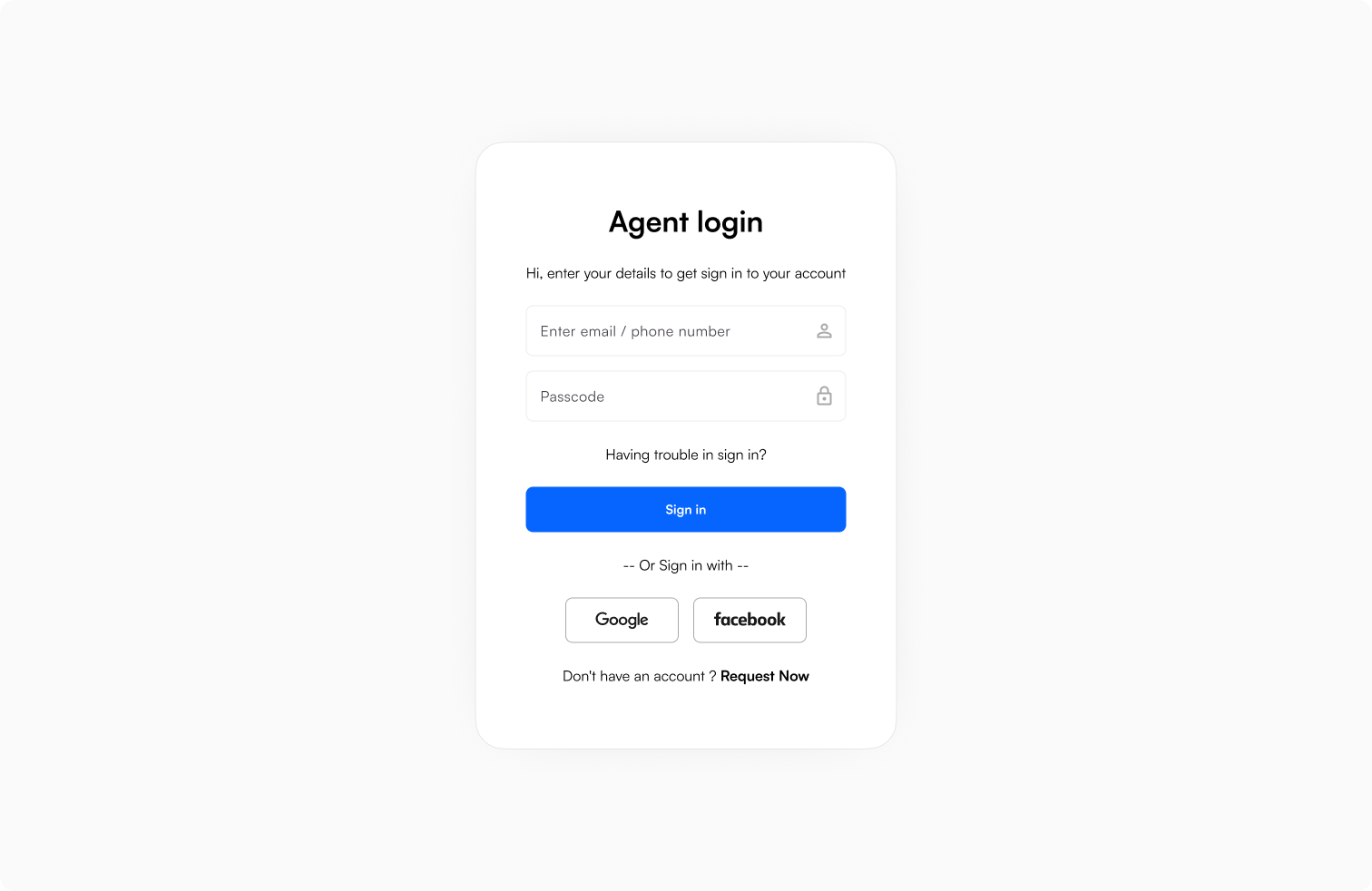 Login SSO by Osvaldo Gomez on Dribbble