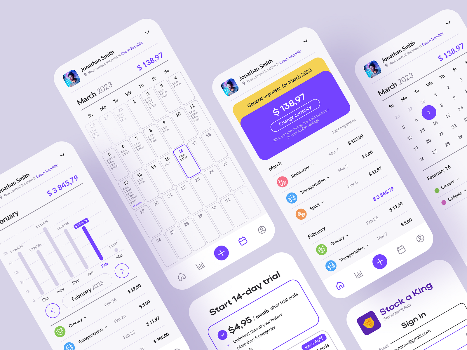 Stocktaking App by Ivan Yemelianov on Dribbble