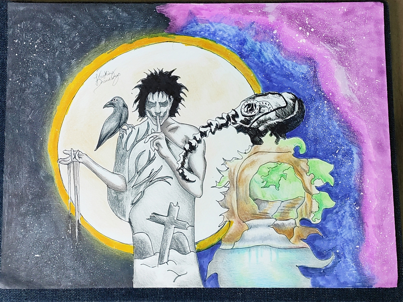 The Sandman Neil Gaiman illustration by Alexandre Mendes on Dribbble