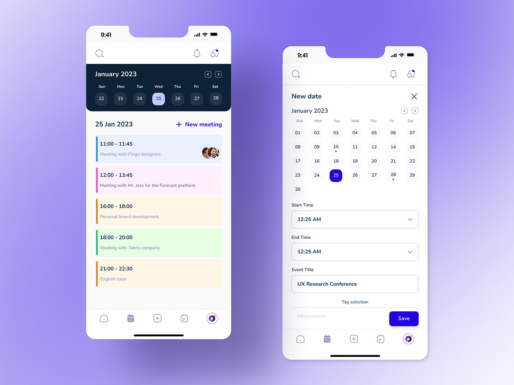 Forcast app design by Fluxio Support on Dribbble