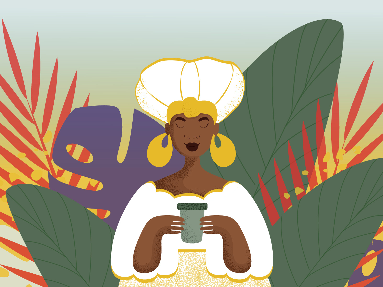 Brazil. Character design. by Lyudmila Truskalo on Dribbble