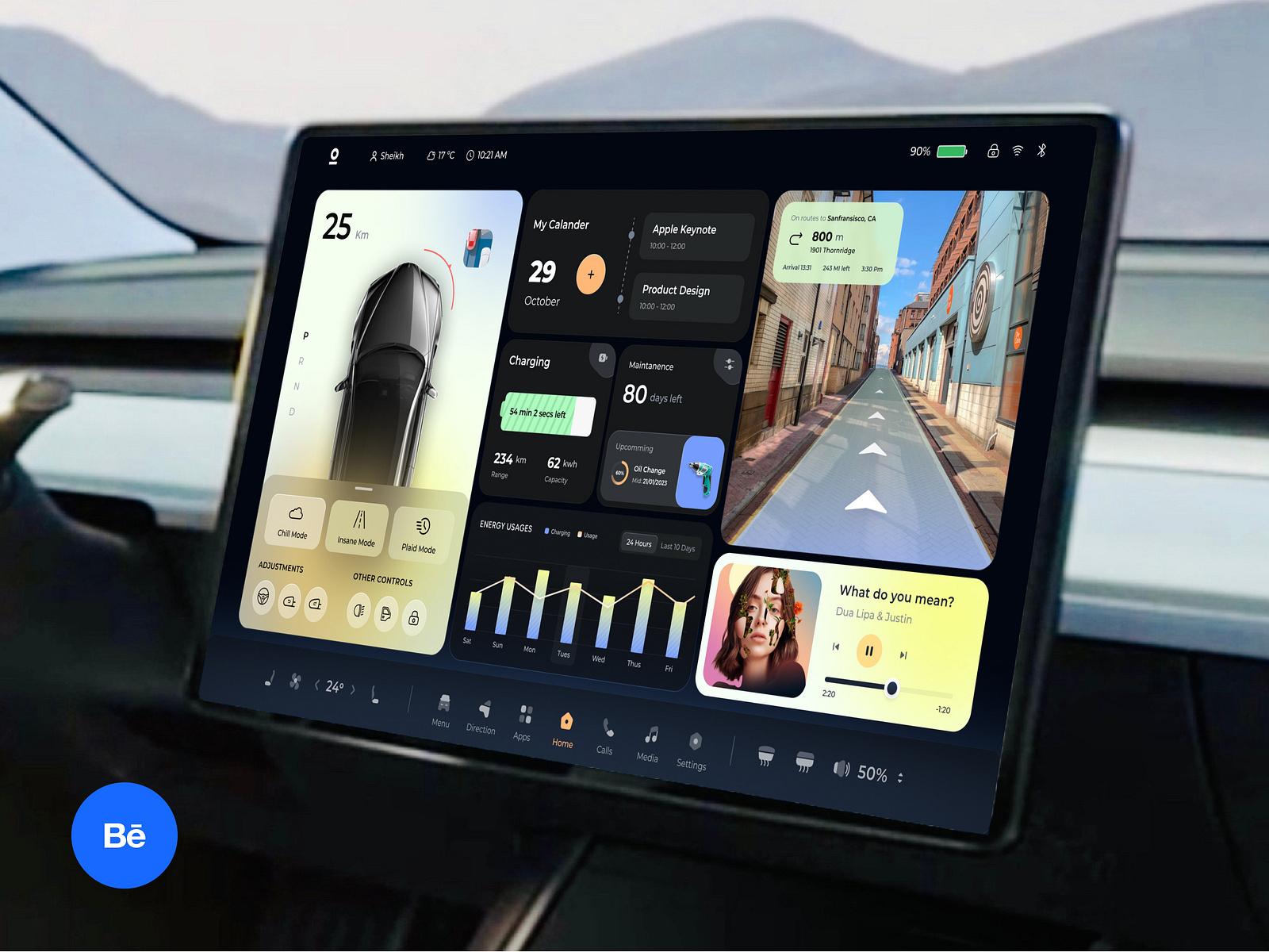 Automotive HMI Concept Design for Electric Vehicle (Case Study) by ...