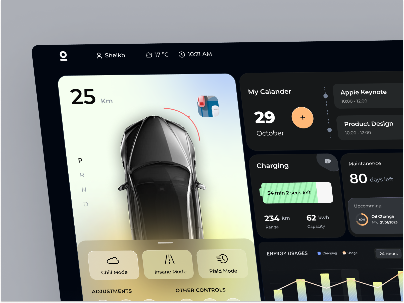 Automotive HMI Concept Design for Electric Vehicle (Case Study) by ...