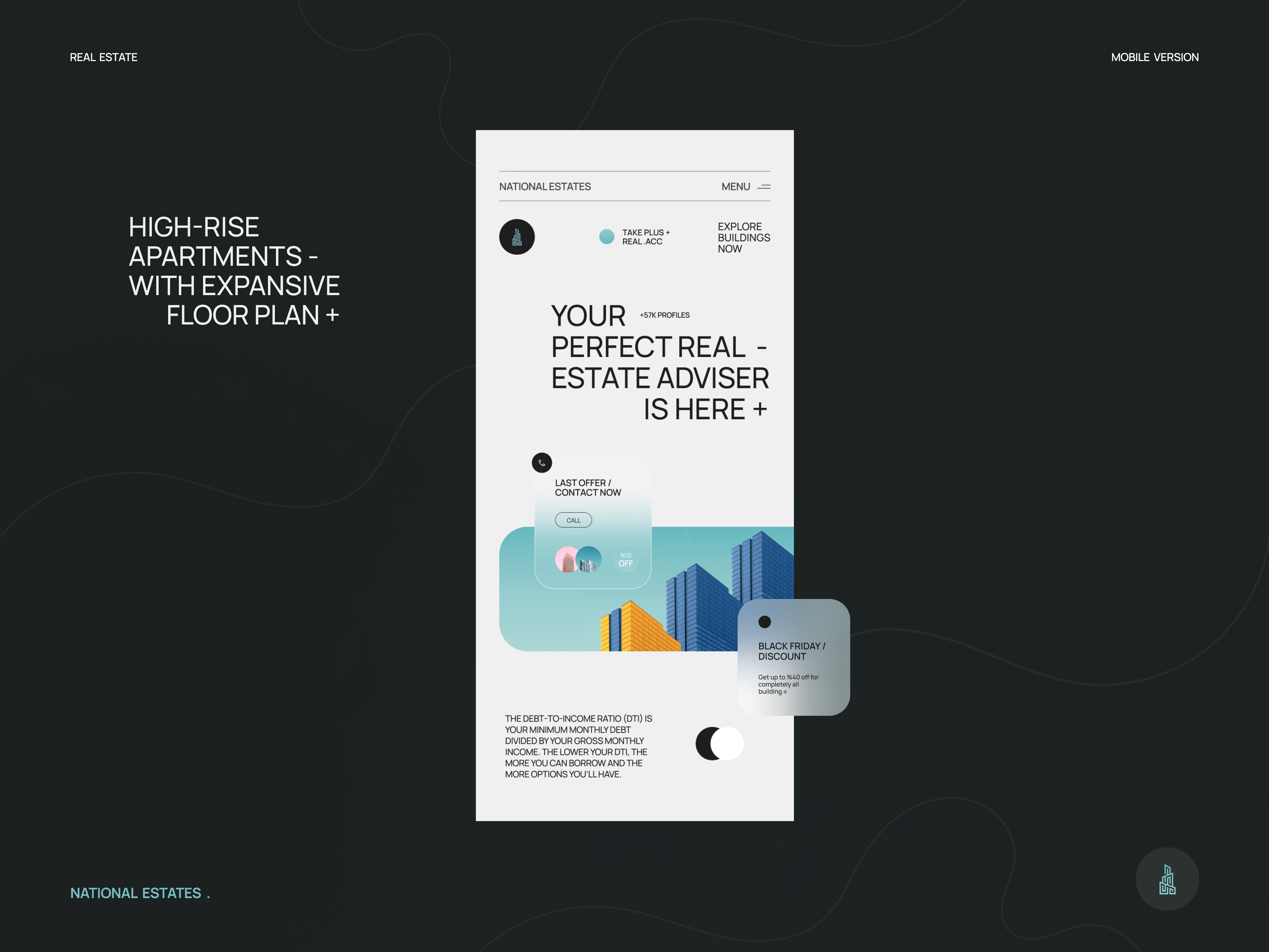 Real Estate Website UI/UX by Bogdan Falin for QClay on Dribbble