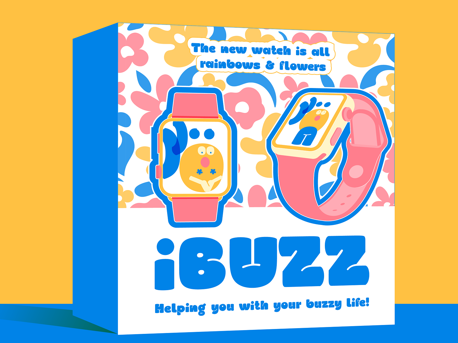 Watch packaging and bee illustration by Victoria G on Dribbble