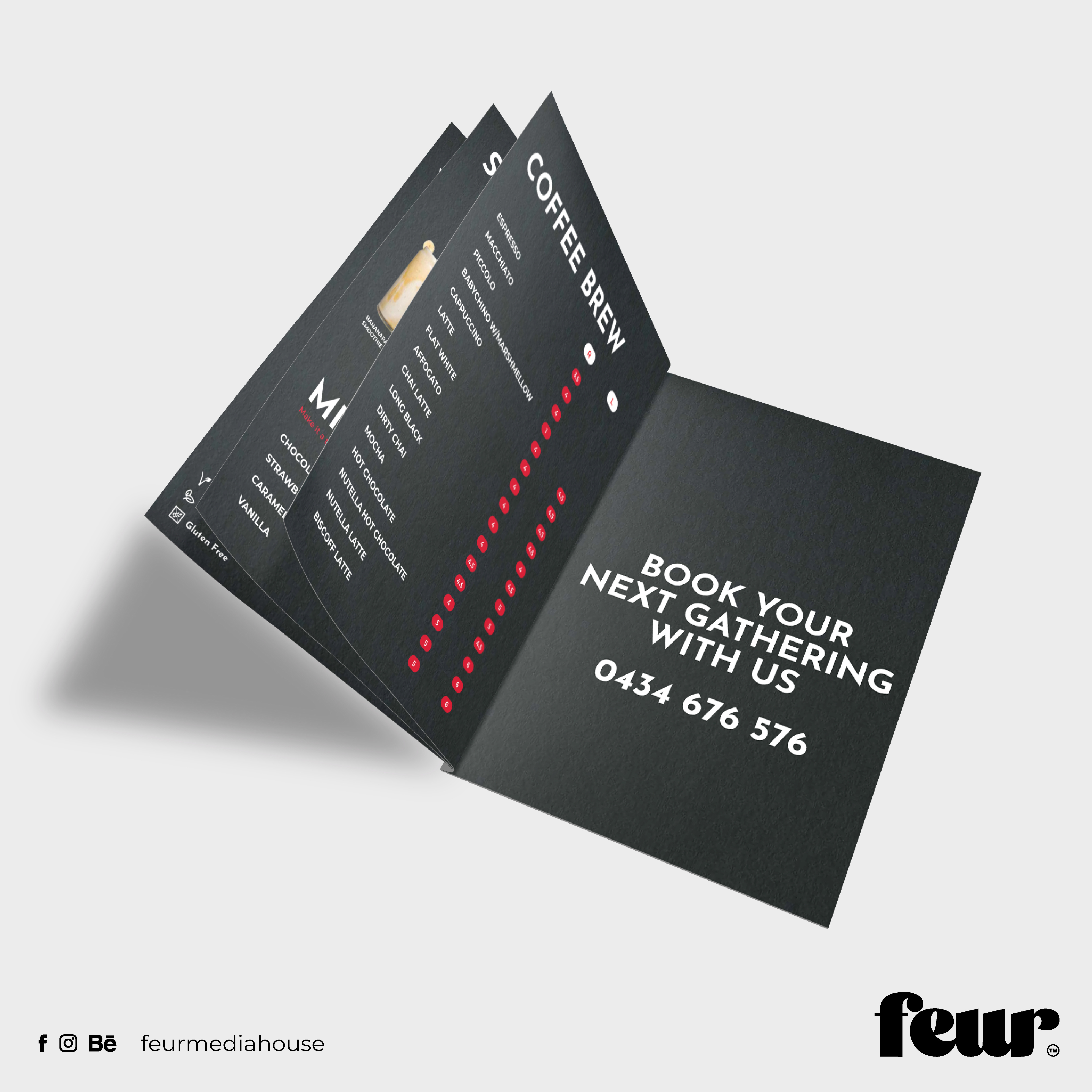 Kaak menu design by Feur Media House on Dribbble