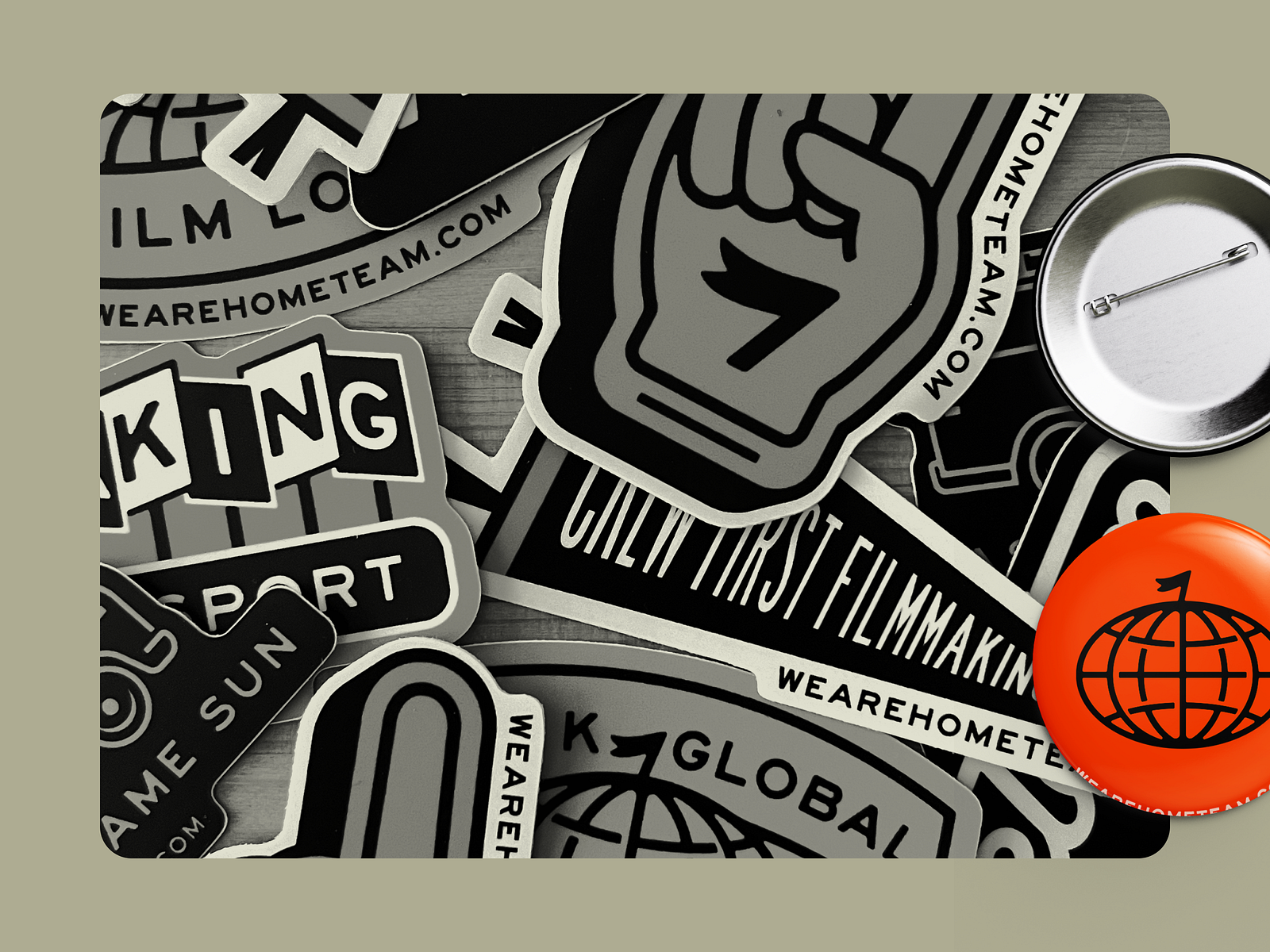 Hometeam Global Content - Stickers + Buttons by Hannah Smith for Trust ...