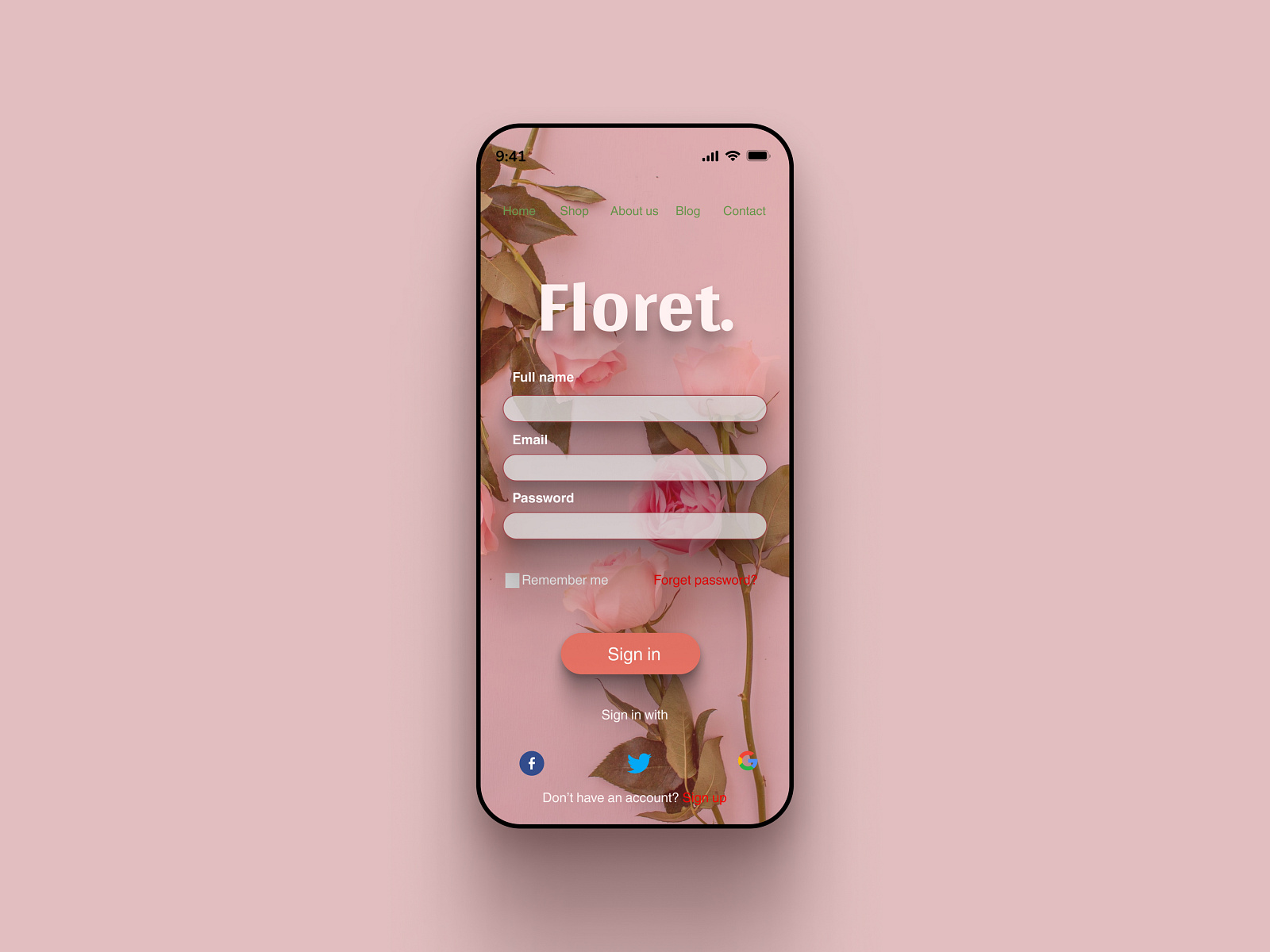Flower shop app design by Ayesha Malik on Dribbble