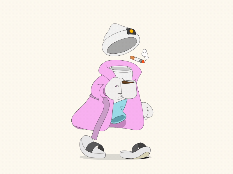 Invisible friend too by Vitalii on Dribbble