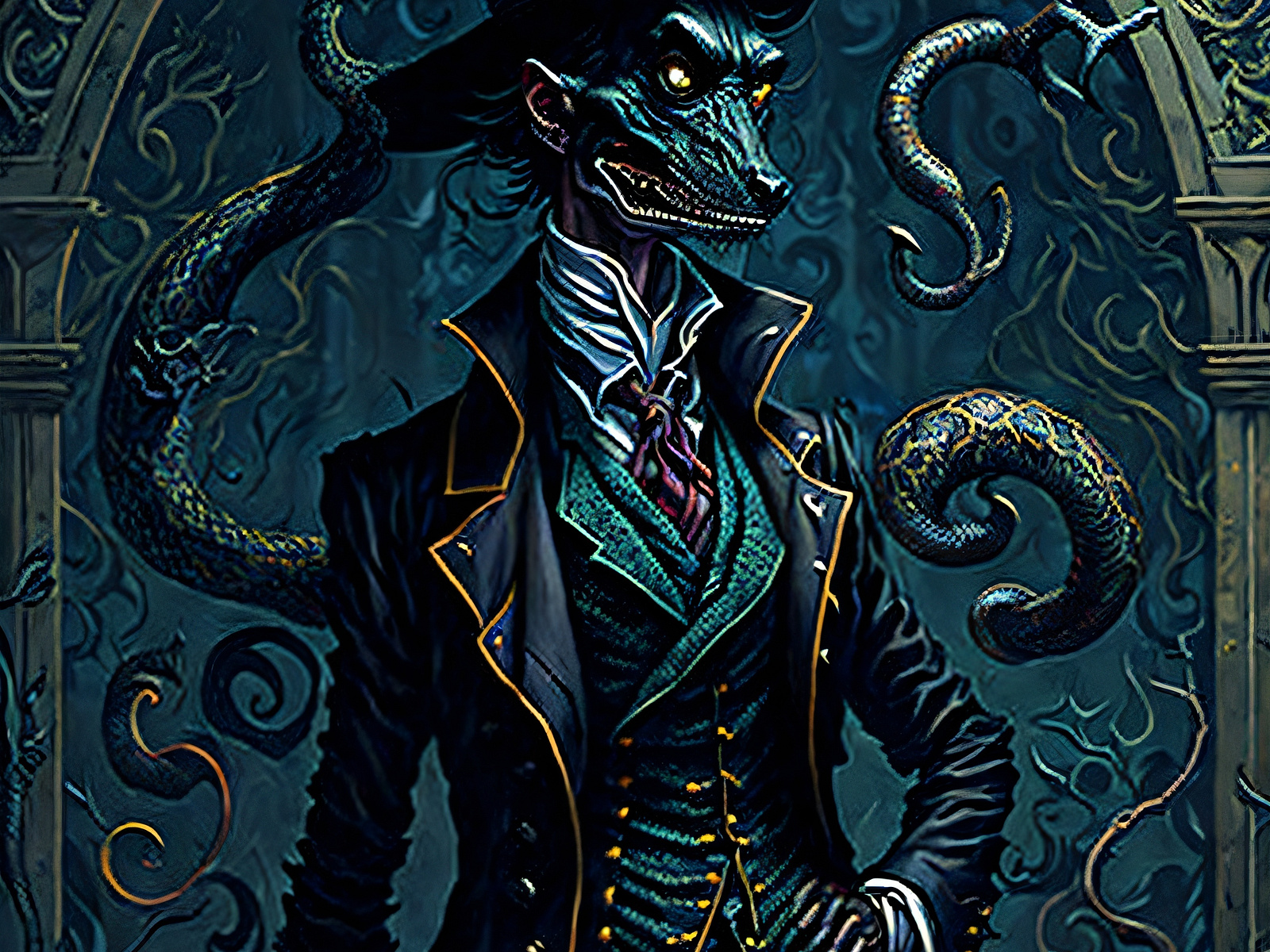 Professor snake by Anshu on Dribbble