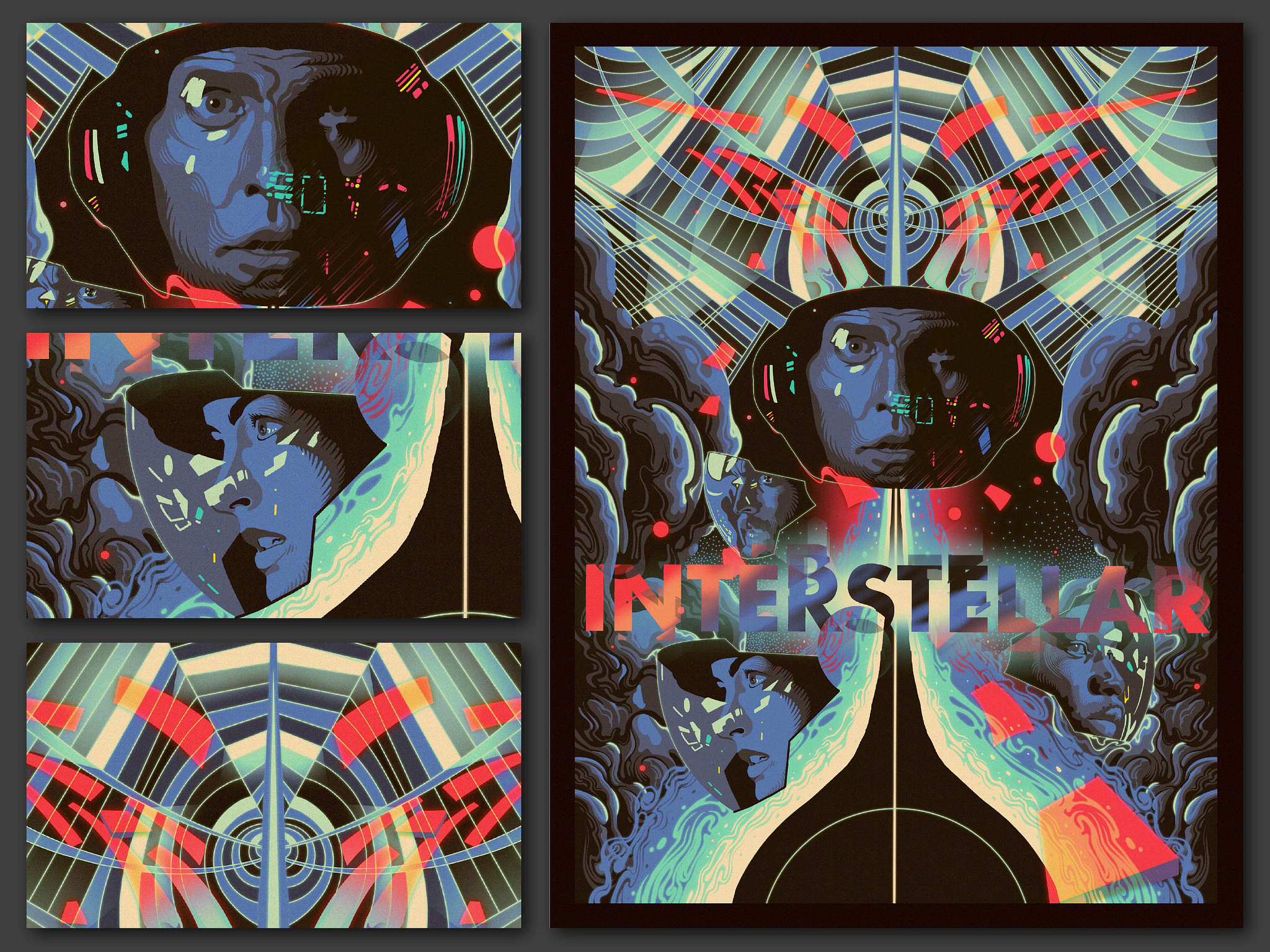 Interstellar Movie Poster Concept by Dyno Creative on Dribbble
