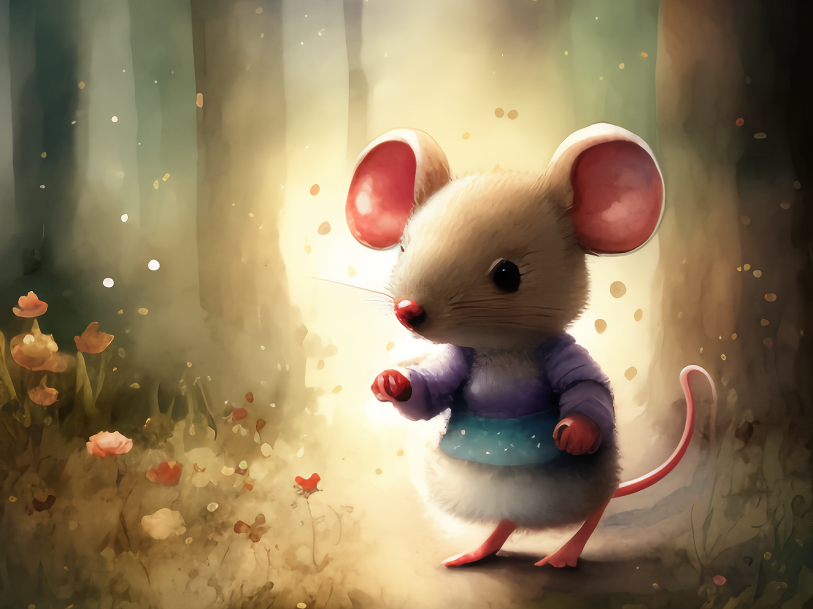 What is this little mouse thinking? by Chungchi Tsao on Dribbble