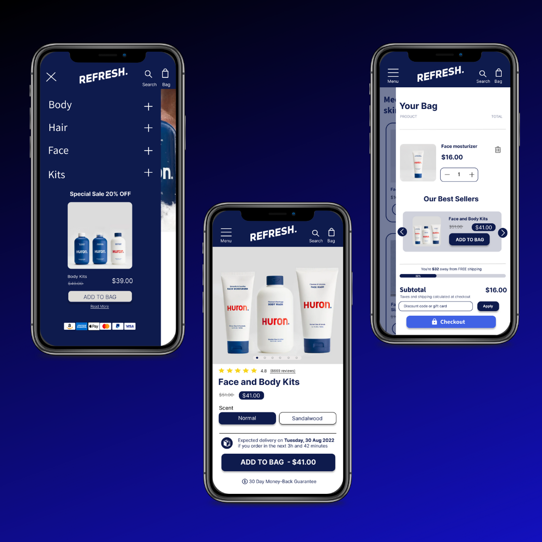 Refresh E-commerce Website & Mobile App UI Design by Sania Salsabila ...