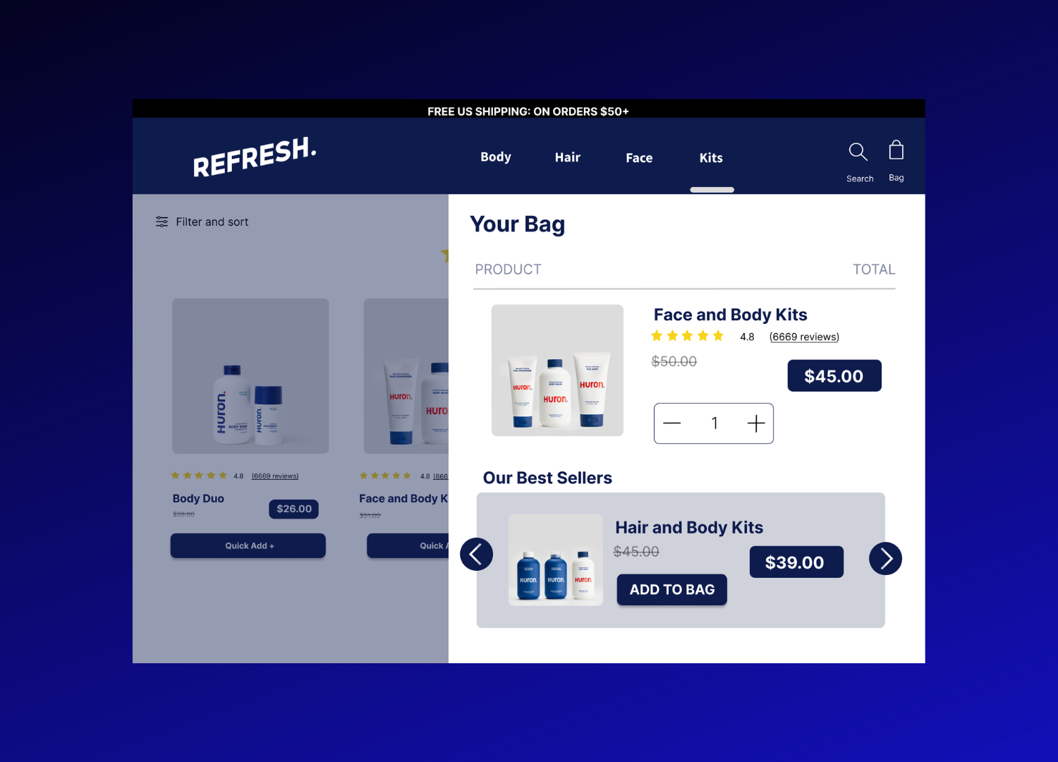 Refresh E-commerce Website & Mobile App UI Design by Sania Salsabila ...