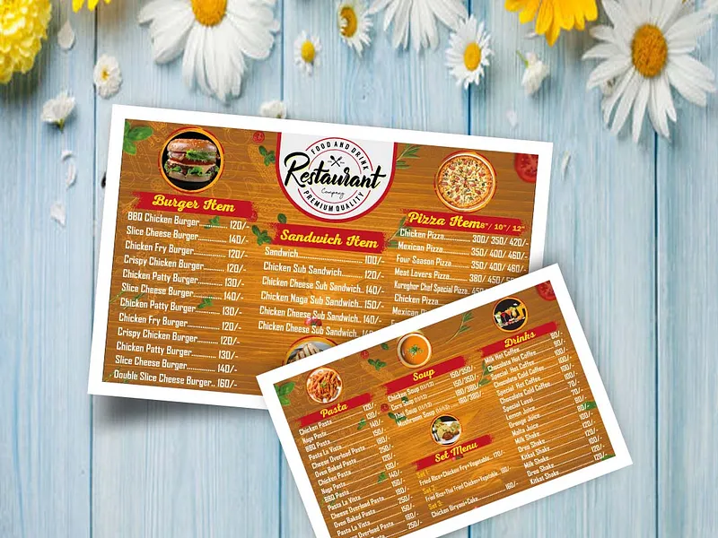 Menu Book designs, themes, templates and downloadable graphic elements ...