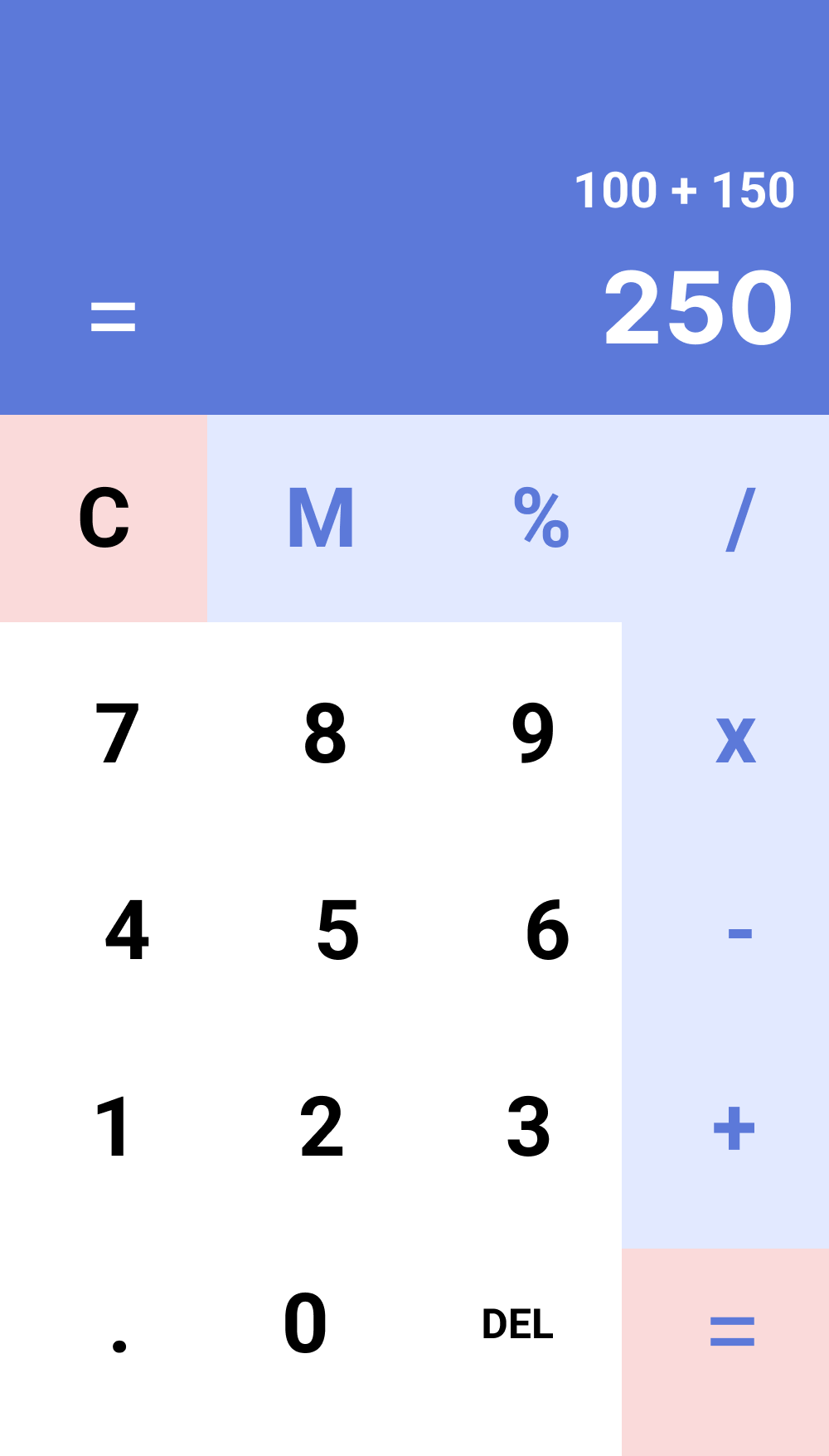 Calculator by Amber Chouhan on Dribbble