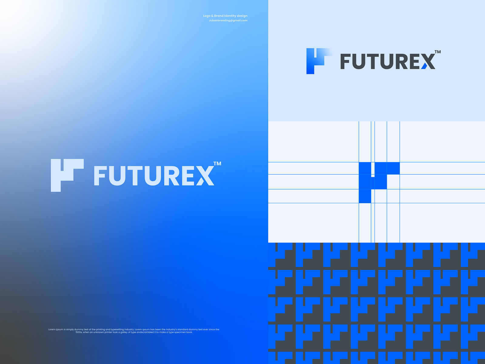 F LETTER FUTUREX LOGO (TECH , GRADIENT LOGO) by JubairBranding on Dribbble