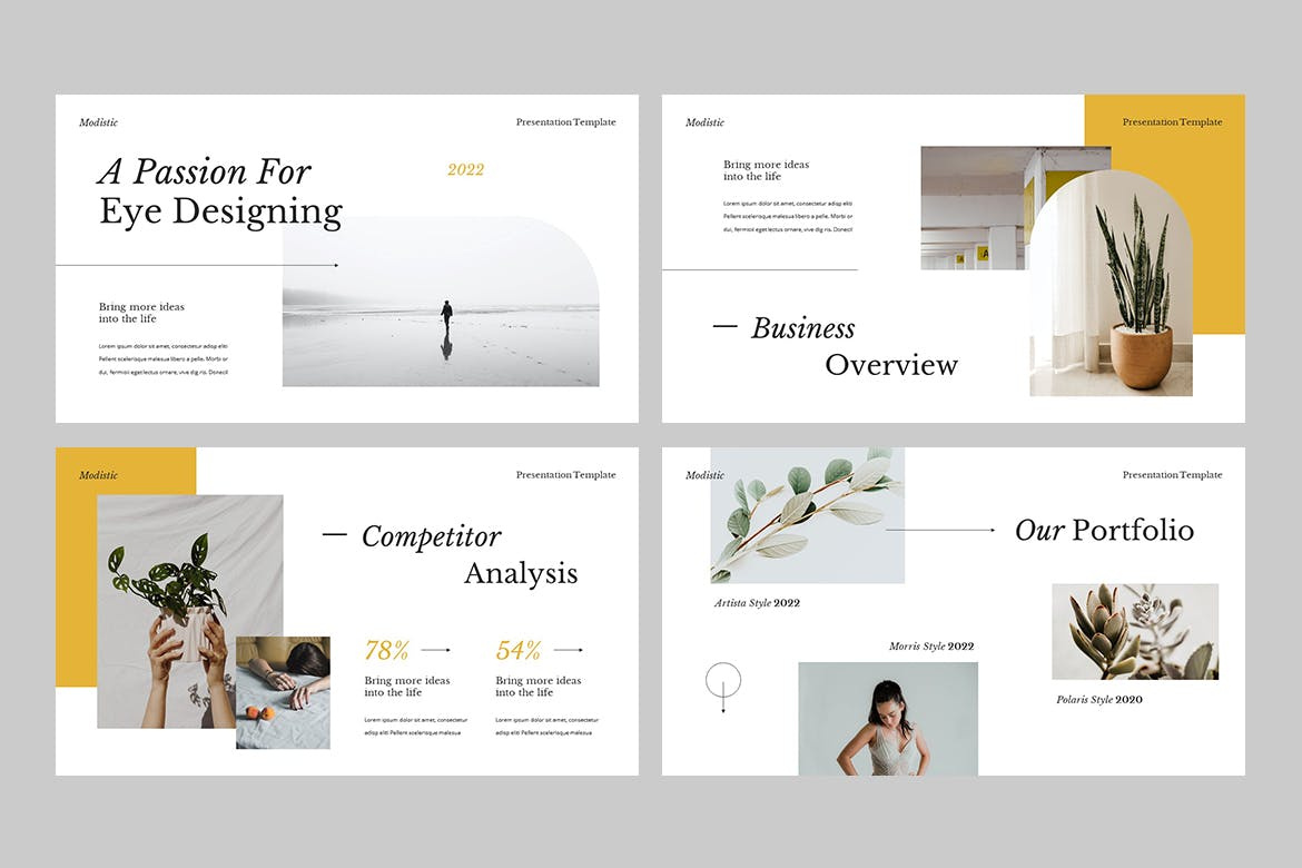 Modistic - Creative Proposal Powerpoint Template by Deck Genius on Dribbble