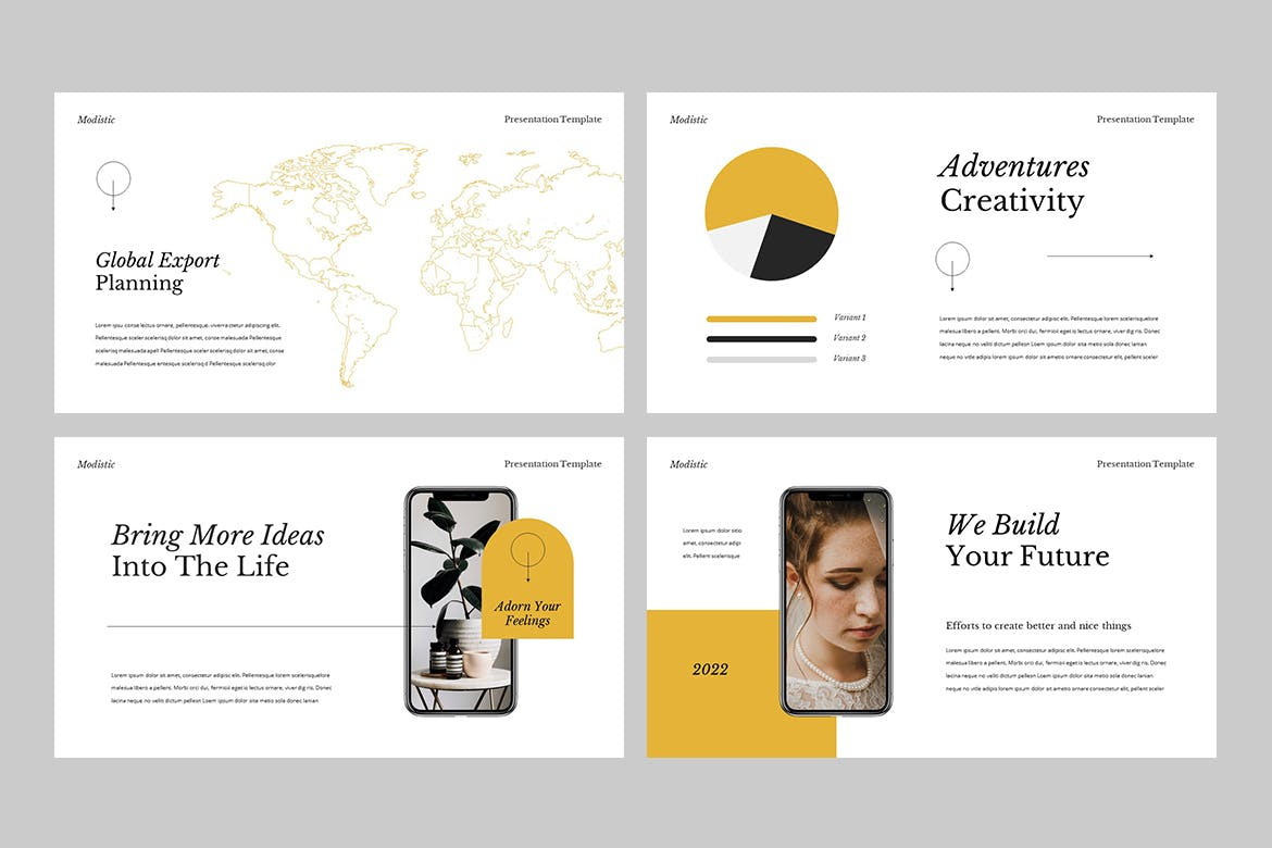 Modistic - Creative Proposal Powerpoint Template by Deck Genius on Dribbble