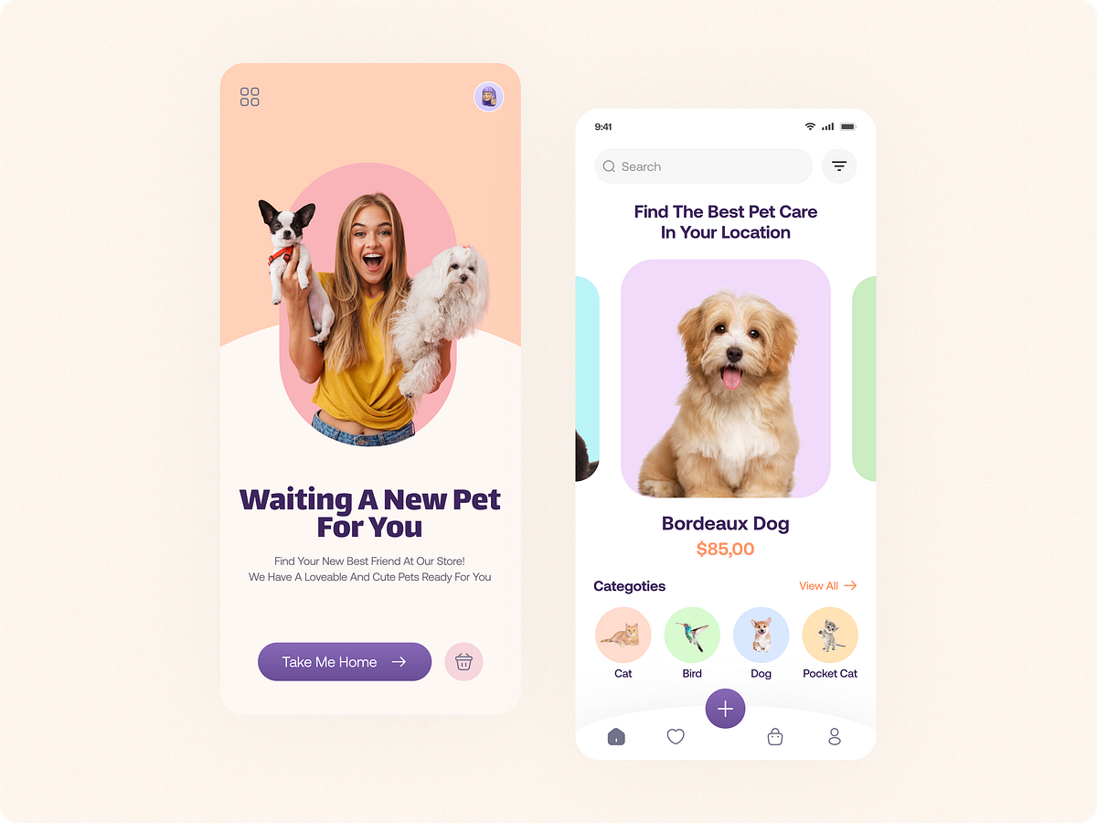 Pet Shop Mobile App Design by Muhsin on Dribbble