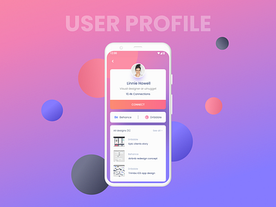 User profile UI Design practice by Loyola Daniel Duke on Dribbble