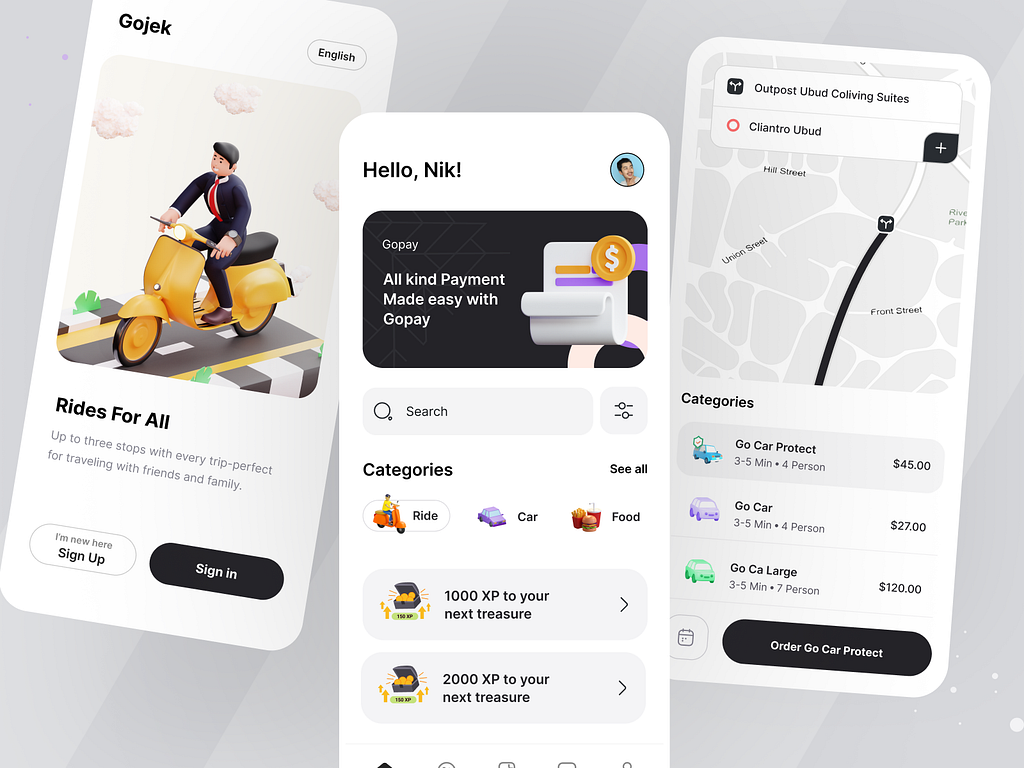 Food Delivery App UI by Ofspace UX/UI on Dribbble