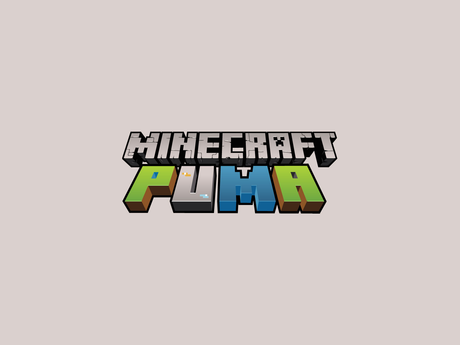 Minecraft x Puma collaboration Logo by Jakob Vanackere on Dribbble