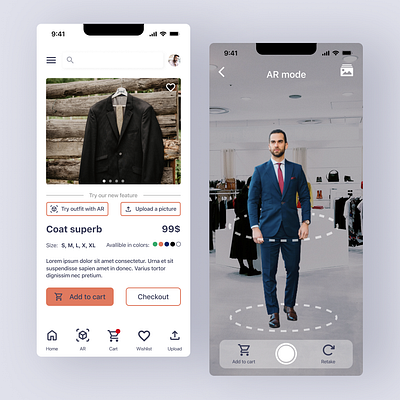 AR Virtual Try-On App by Marek Erben on Dribbble