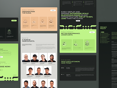 Landing Page Design for Web3 Company by Anatoly Tsybulsky for The ...