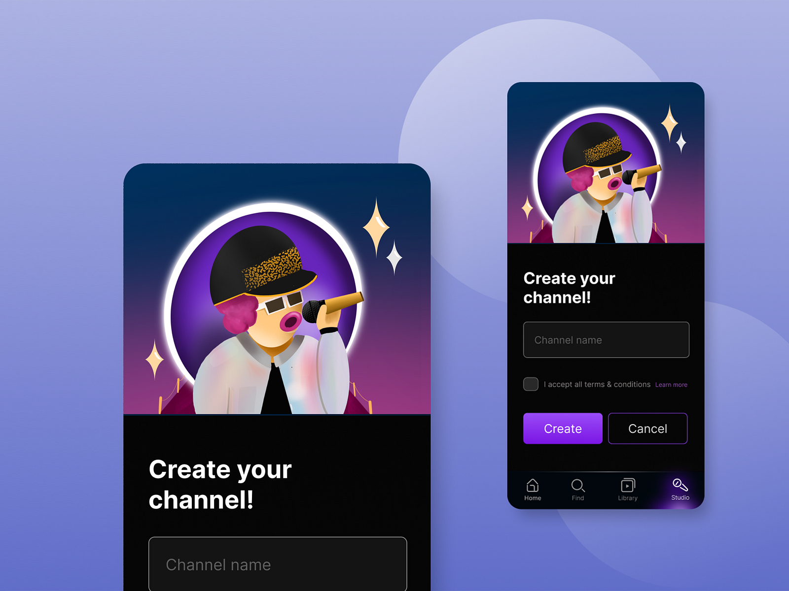 Swara music app by MohdShan on Dribbble