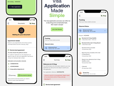 Visa application made simple! by Masum Parvej for Halal Lab on Dribbble