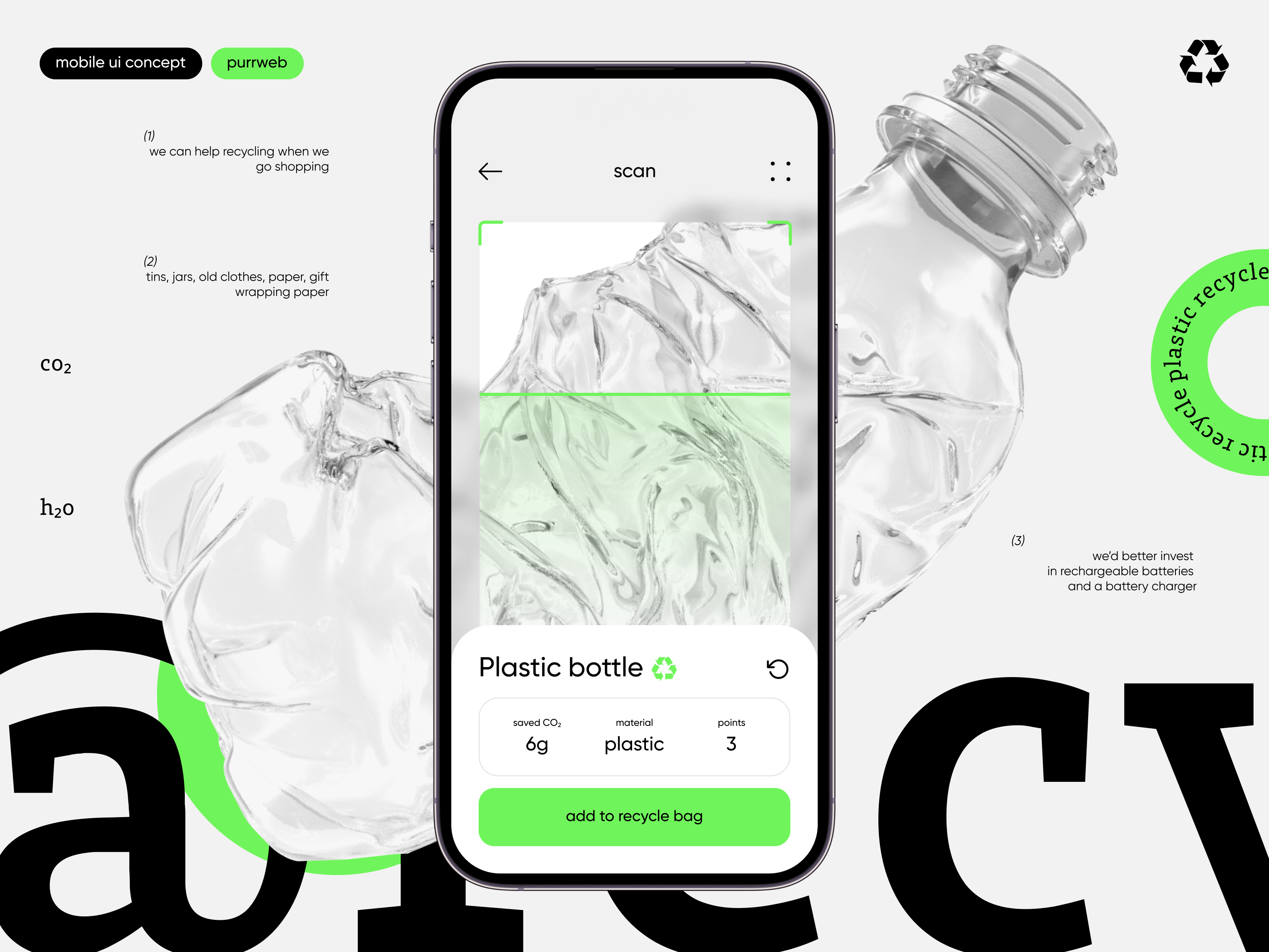 Recycling Mobile IOS App by Purrweb UI/UX Agency on Dribbble