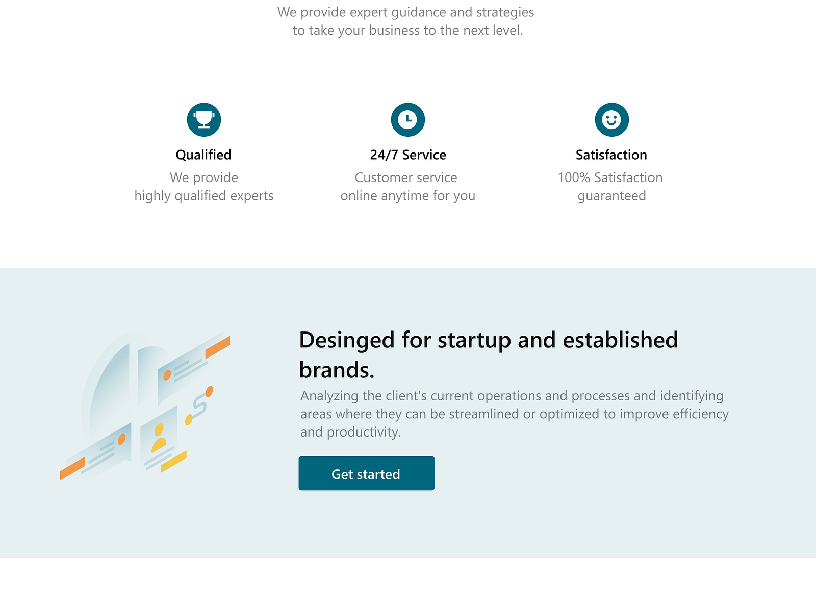 Business advising website by Daneshwara Vidulanga on Dribbble