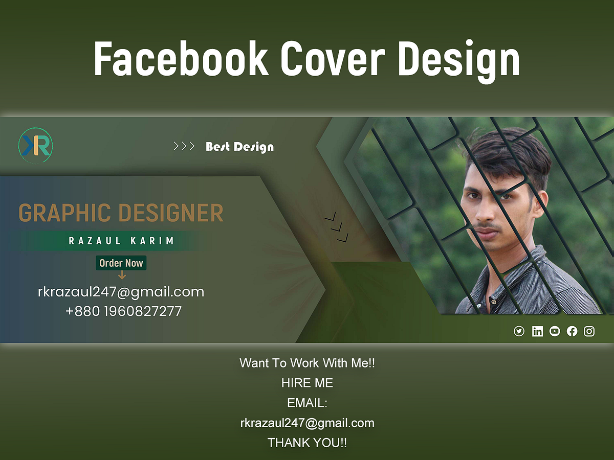 Facebook Cover Design Template by Razaul Karim on Dribbble